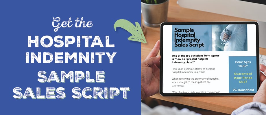 Get the Hospital Indemnity Sample Sales Script