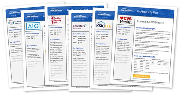 Download Your Final Expense Tip Sheets